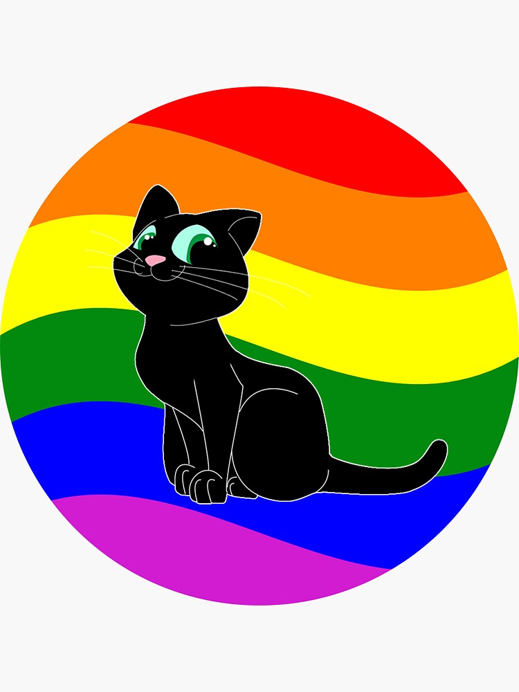 "LGBTQ Pride - Cats" Sticker for Sale by Pride-Arts | Redbubble