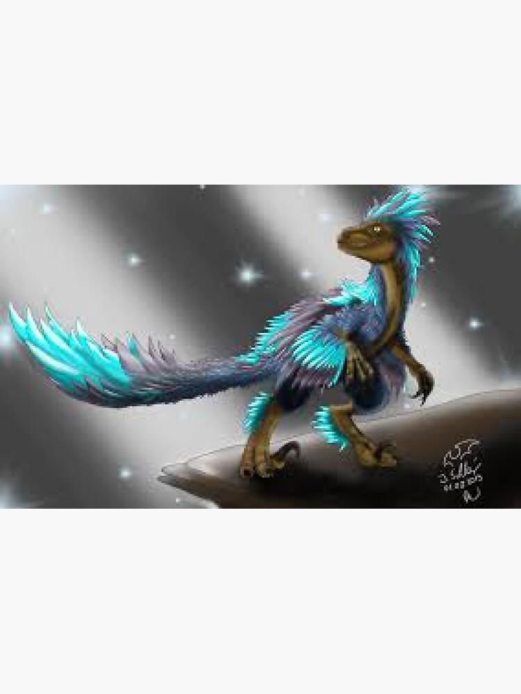"Ark Survival Evolved Blue Raptor " Sticker by Alfi-Red | Redbubble