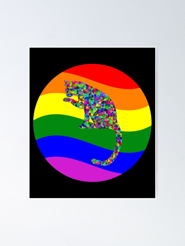 "LGBTQ Pride - Cats" Poster for Sale by Pride-Arts | Redbubble