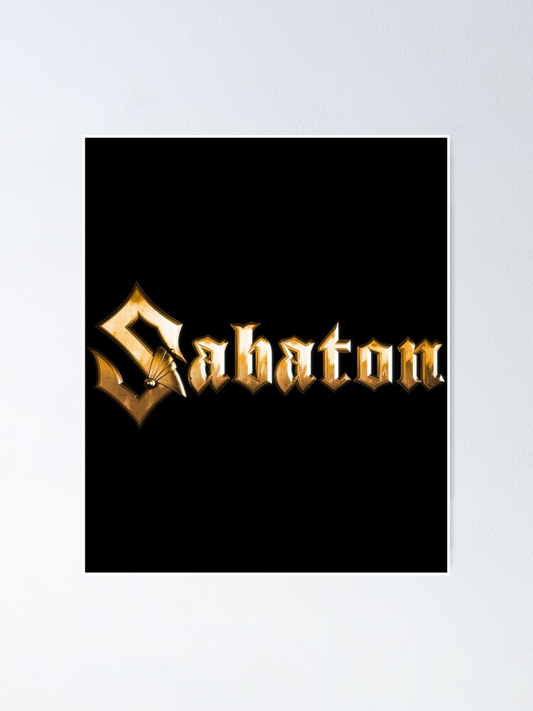 "Official Merchandise of Sabaton Band " Poster for Sale by LarisPolll ...