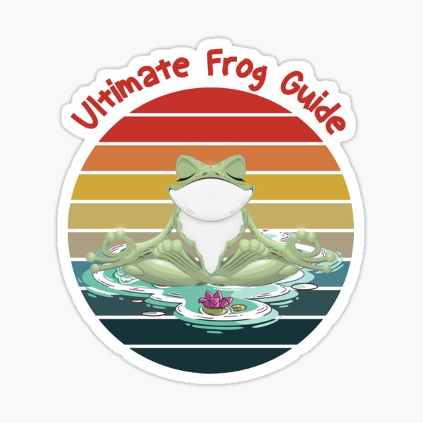 "Ultimate Frog Guide" Sticker by Caroodoo | Redbubble