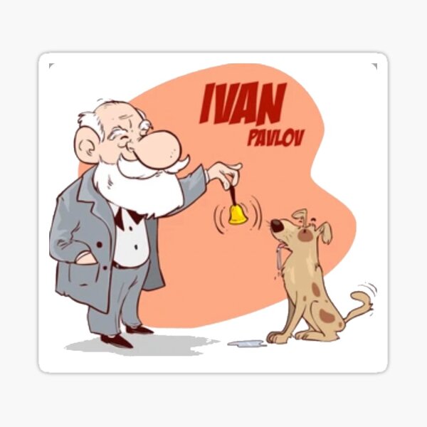 "Ivan Pavlov" Sticker for Sale by ashleycries | Redbubble