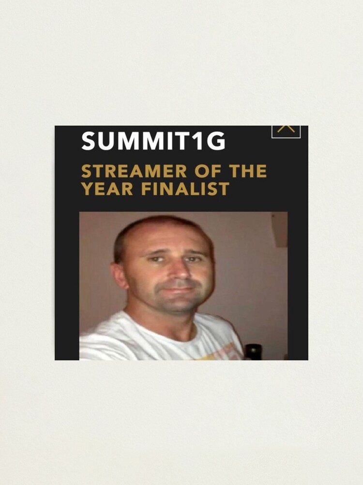 "Summit1g streamer of the year finalist " Photographic Print by ...