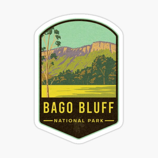 "Bago Bluff National Park" Sticker for Sale by JordanHolmes | Redbubble