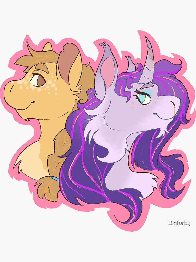 "Rarity X Applejack Rarijack" Sticker for Sale by Bigfurby | Redbubble