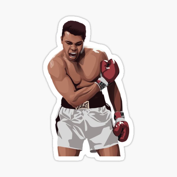 "Muhammad Ali" Sticker for Sale by No1boxing | Redbubble