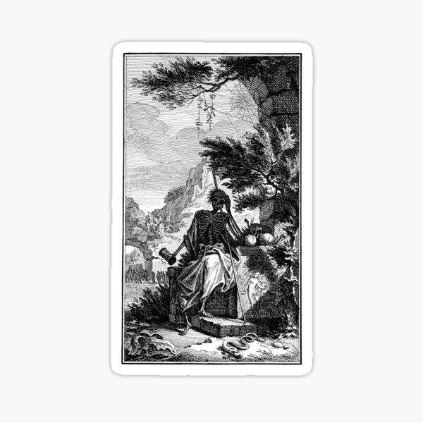 "Death" Sticker for Sale by unbecome | Redbubble