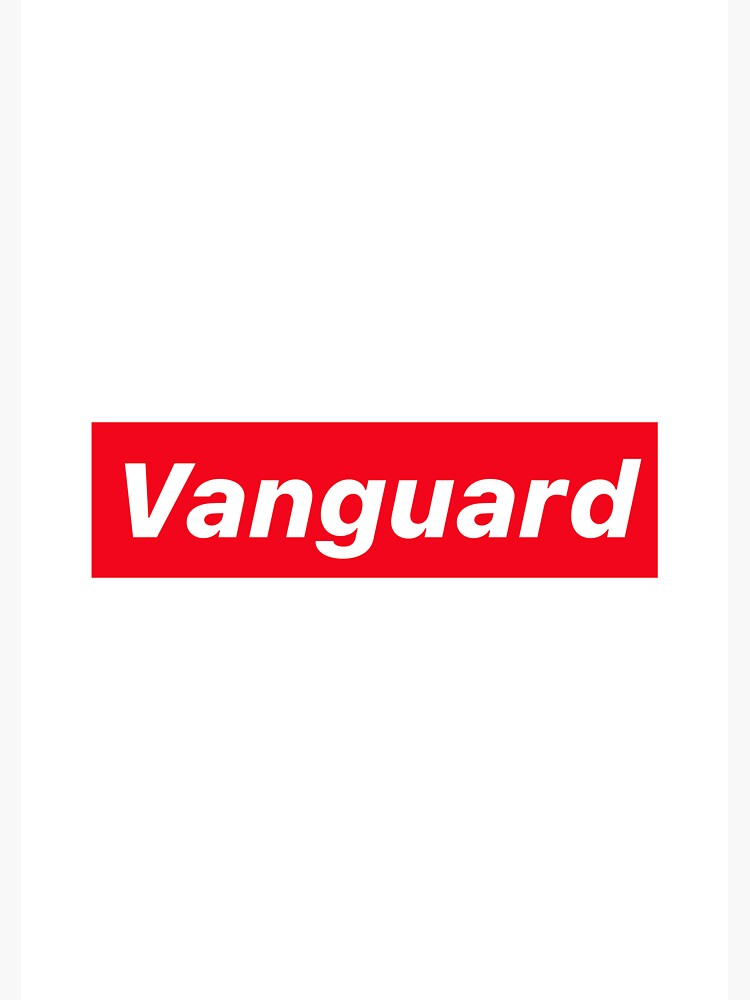 "Vanguard" Sticker for Sale by CyberCubed | Redbubble