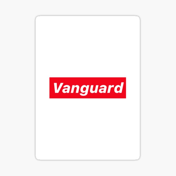 "Vanguard" Sticker for Sale by CyberCubed | Redbubble