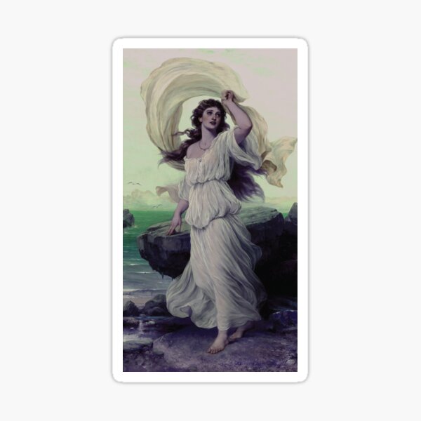 "Miranda by Thomas Dicksee " Sticker for Sale by theartsycamper | Redbubble