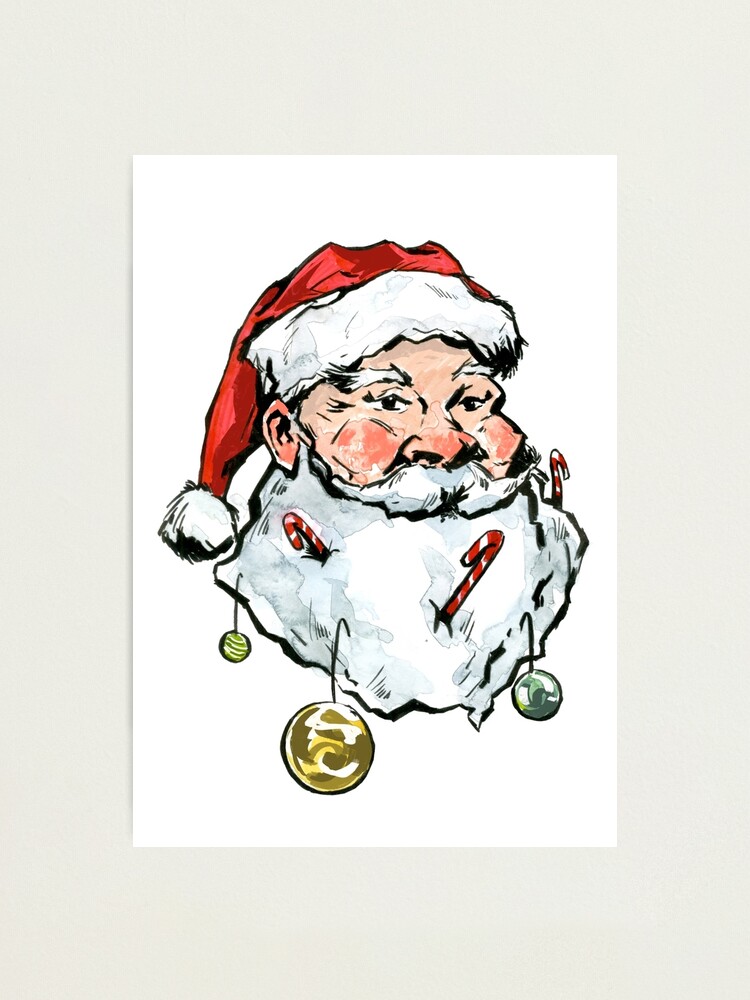 Impression photo « Père Noël : le portrait du Jolly Fat Man », par muna ...