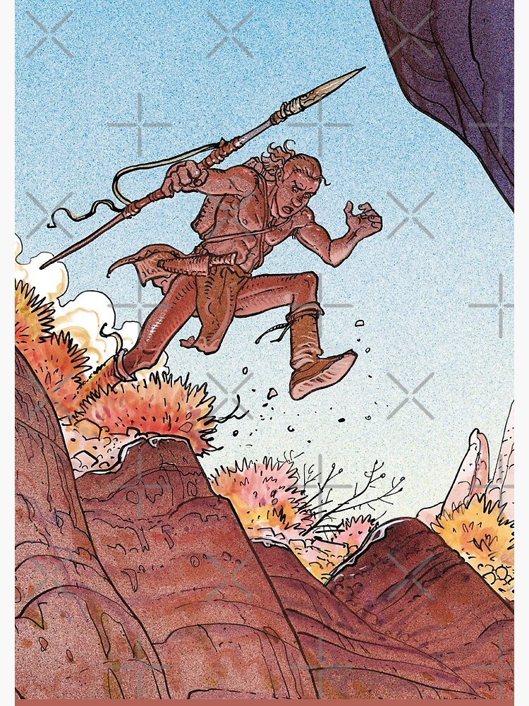 Cahier à spirale « moebius, edena, stel,moebius,bande dessinée, désert ...