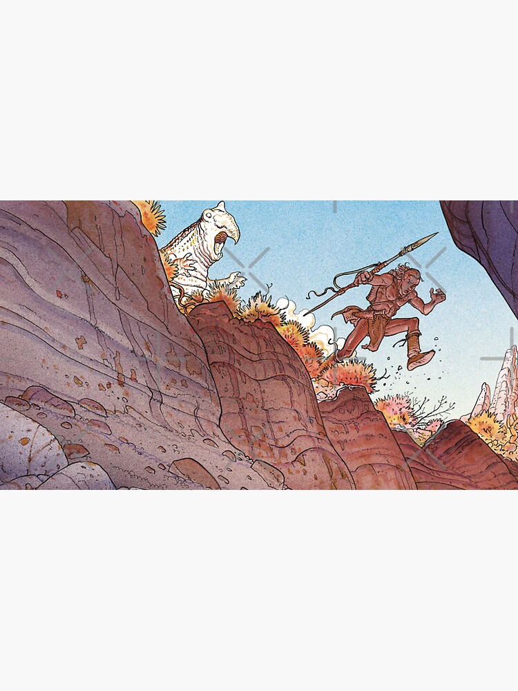 Gorra «moebius, edena, stel, moebius, cómic, desierto, hada, lanza ...