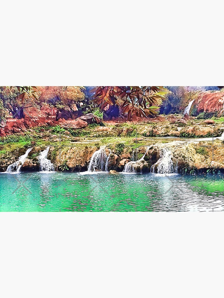 "BEAUTIFUL CASCADE WATERFALLS LANDSCAPE NATURE PHOTOGRAPHY" Sticker by ...