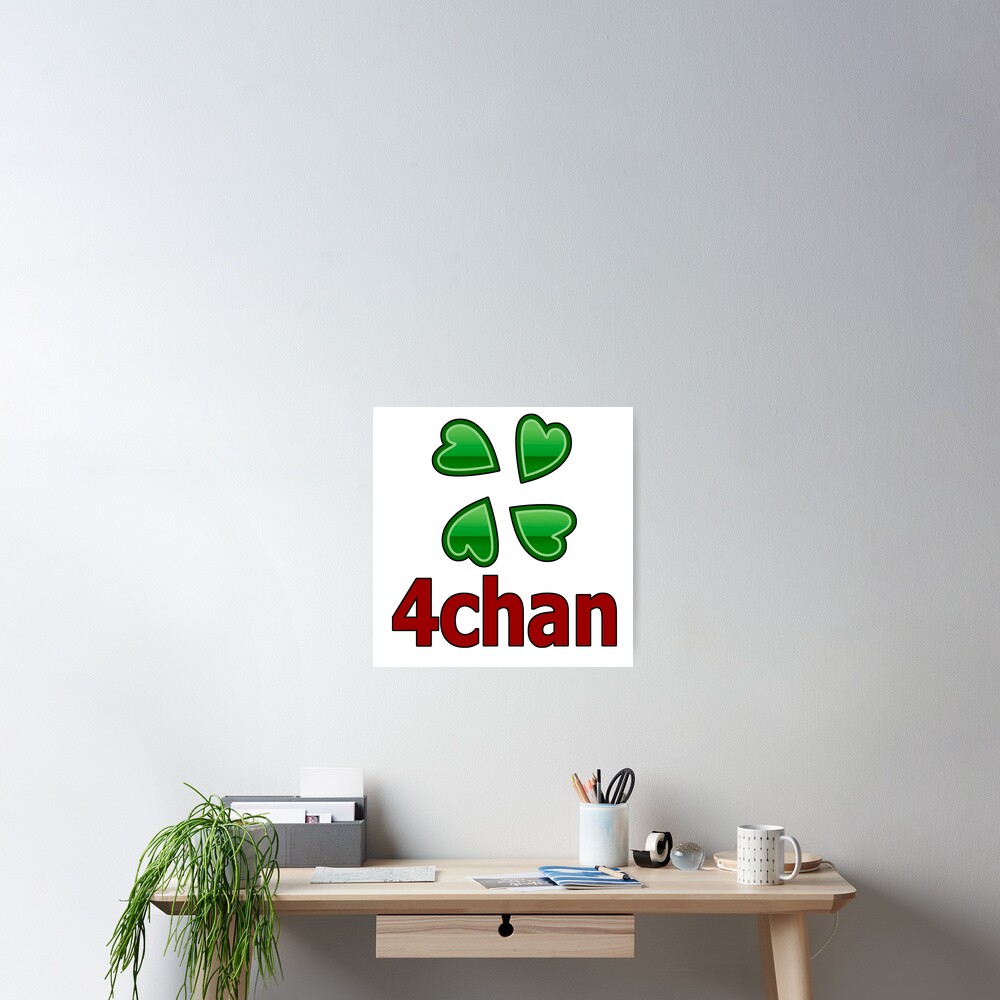 "4chan logo" Poster by Kelig69 | Redbubble