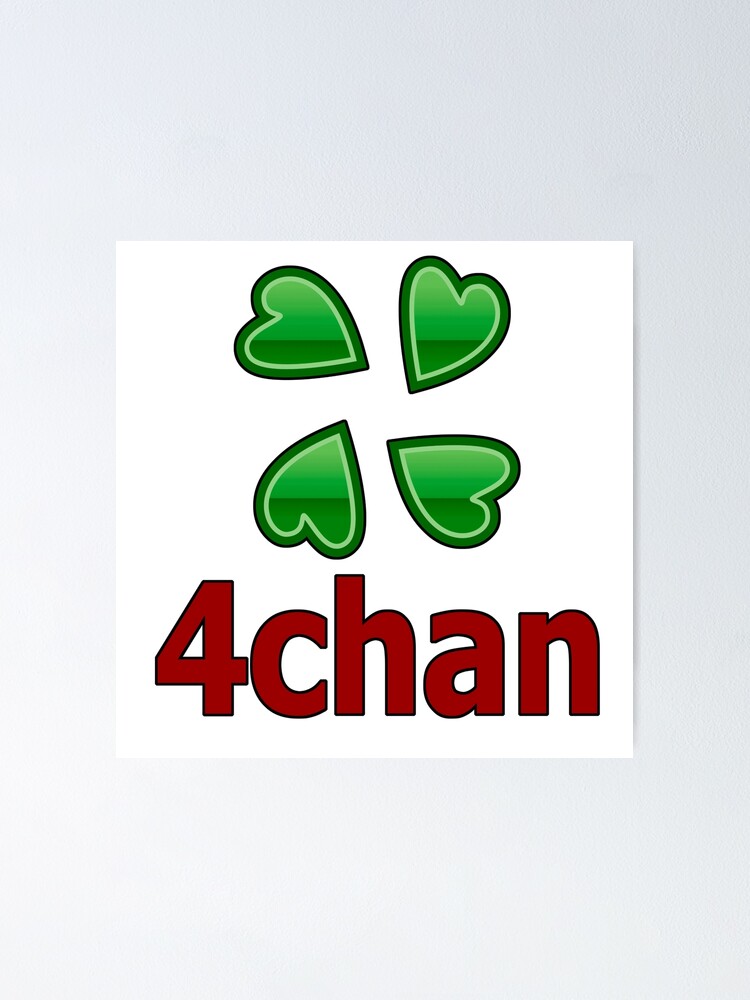 "4chan logo" Poster by Kelig69 | Redbubble