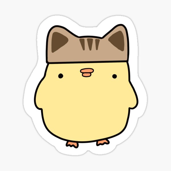 "kitty chimkin" Sticker by emietea | Redbubble