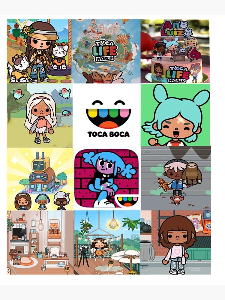 "TOCA BOCA LIFE " Art Print for Sale by MasonBibi | Redbubble