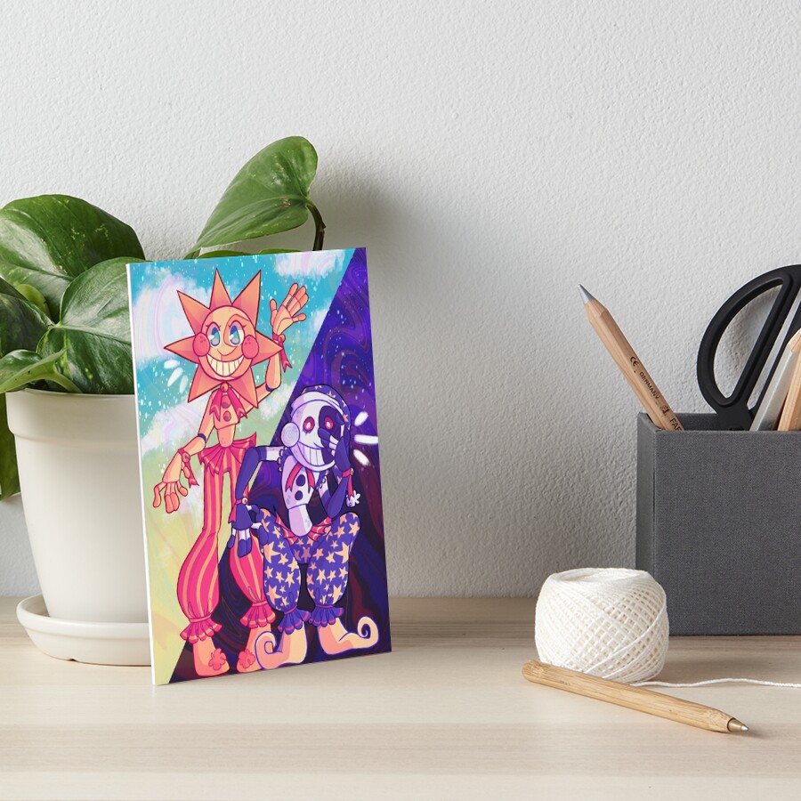 "sundrop and moondrop" Art Board Print by fhark | Redbubble