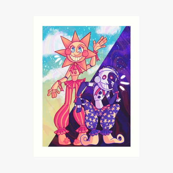 "sundrop and moondrop" Art Print for Sale by fhark | Redbubble