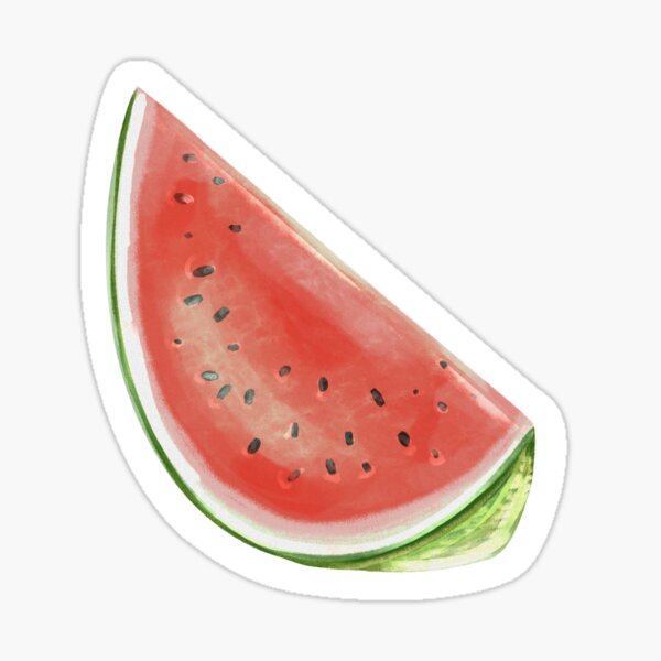 "Watermelon Slice" Sticker by arborborealis | Redbubble