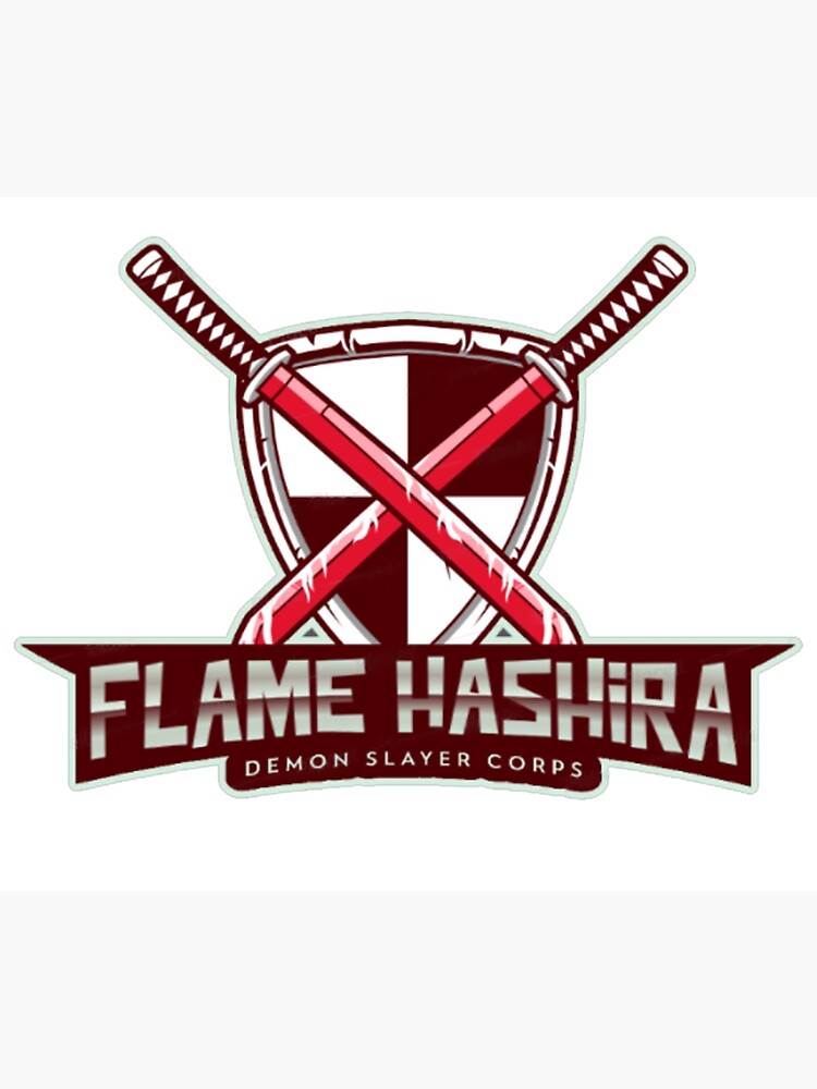 "Flame Hashira Slayer Demon corps " Poster for Sale by SushiRoll54 ...