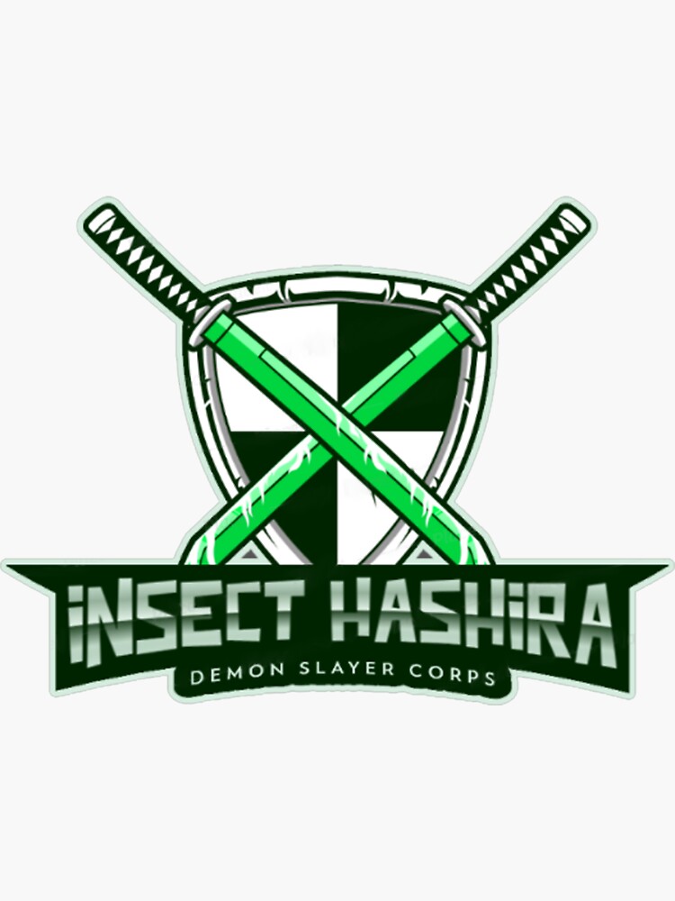 "Insect Hashira Slayer Demon corps " Sticker for Sale by SushiRoll54 ...