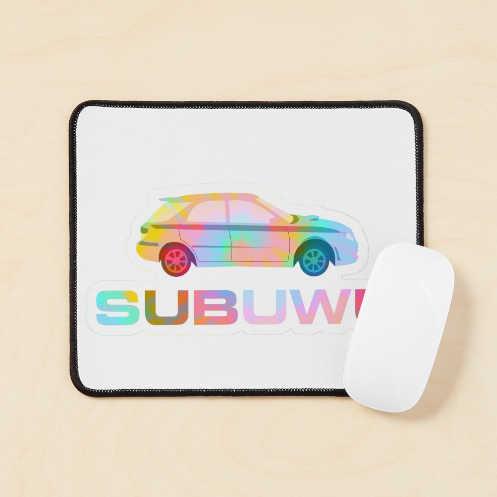 "Rainbow Tie-Dye Subuwu Subaru Pastel Aesthetic Kawaii Decal WRX Wagon ...