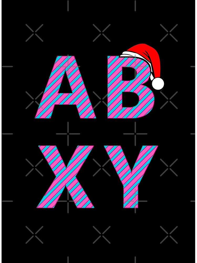 "ABXY Buttons Candy W/ Hat" Poster for Sale by losgarcias | Redbubble