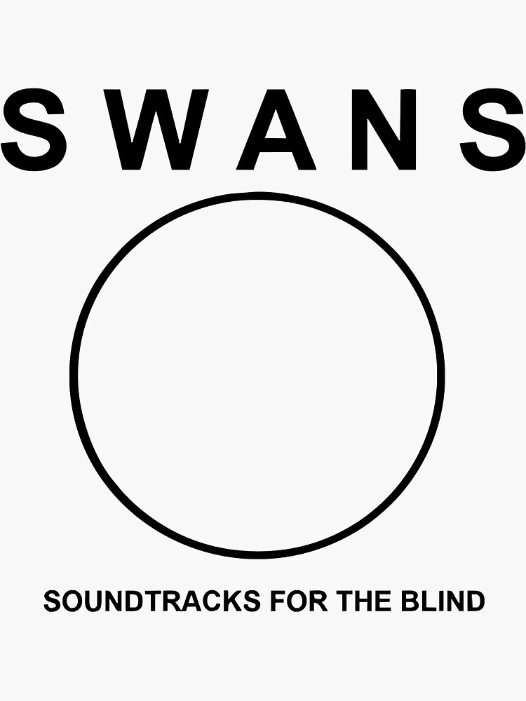 "SWANS Band Logo Merchandise " Sticker for Sale by reynahoffm | Redbubble