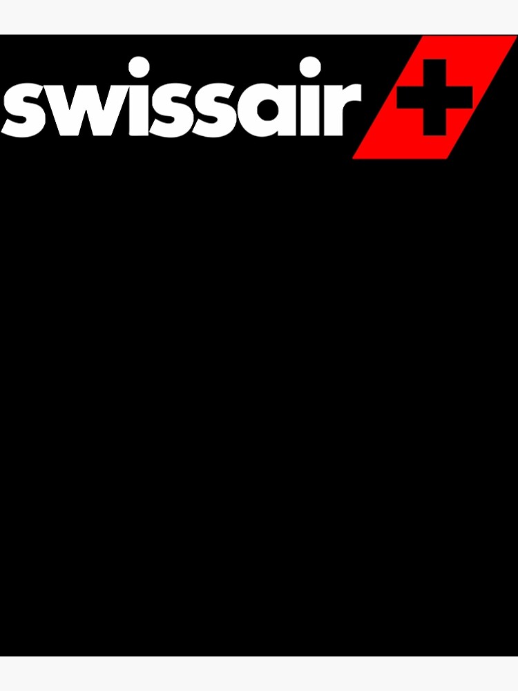 Swissair Logo Vintage Poster – Swissair Label, DC 2 – Galerie 1 2