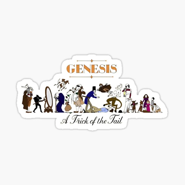 "genesis band" Sticker for Sale by MelissaCook1 | Redbubble