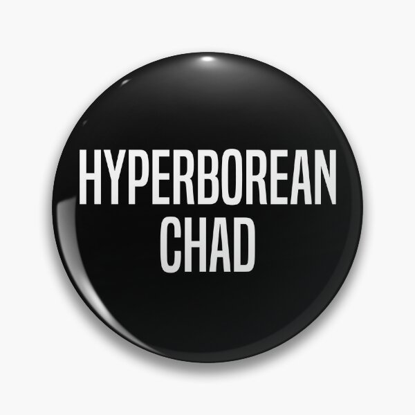 "Hyperborean Chad Meme" Pin for Sale by Trytar | Redbubble