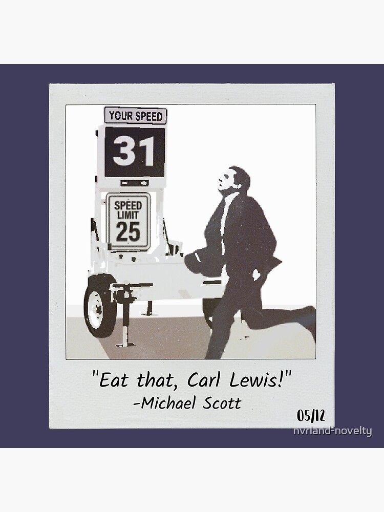 "Michael Scott Speedometer Funny The Office Scene Eat That Carl Lewis ...