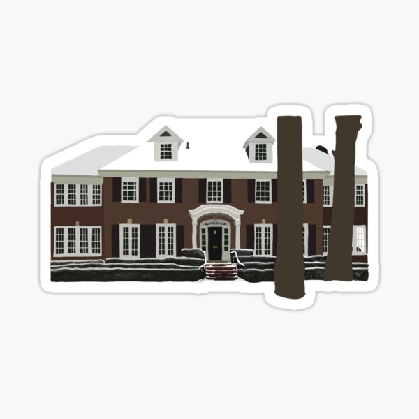 "McCallister House" Sticker by ajwillis | Redbubble