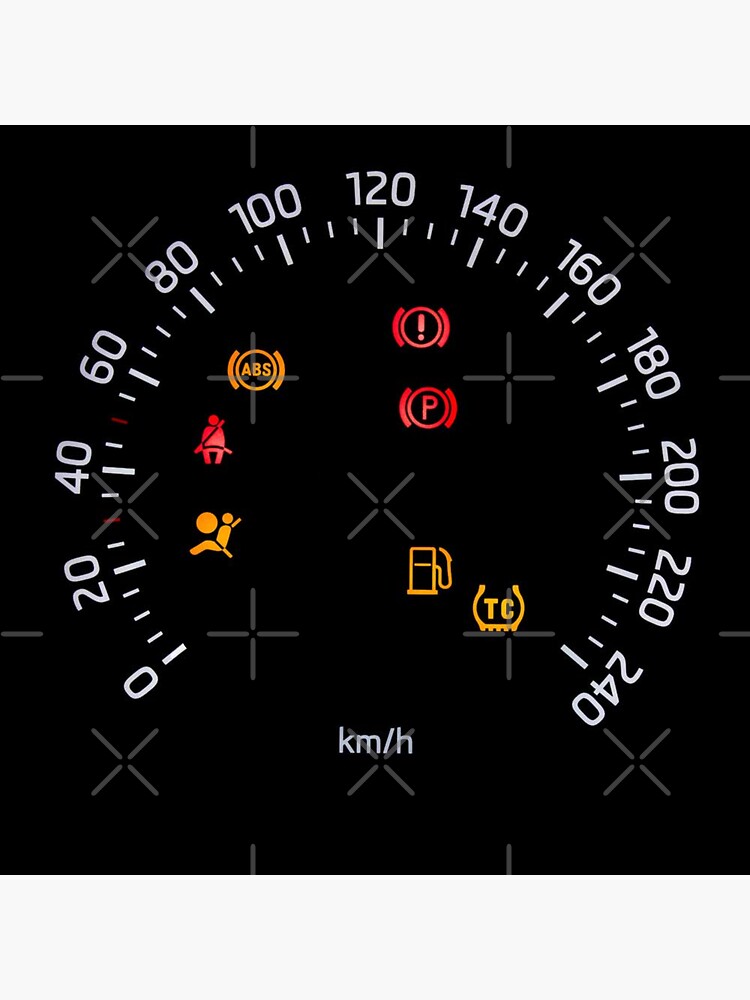 "Speedometer Gauge Cluster" Sticker for Sale by sticker-vault | Redbubble