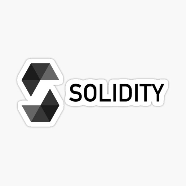 "Solidity" Sticker by IsaacPierpont | Redbubble
