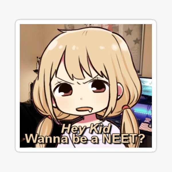 "Anzu Futaba NEET" Sticker by 1Zaners | Redbubble