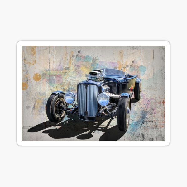 "Red Star Roadster" Sticker by cars | Redbubble