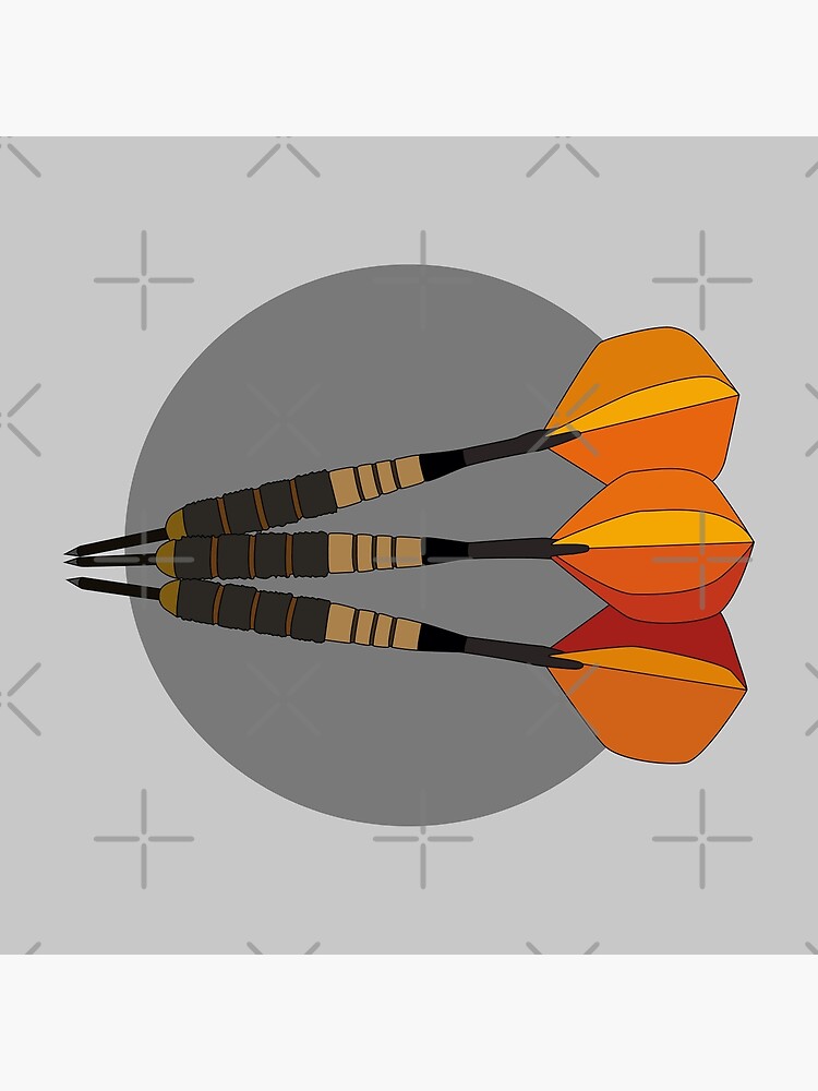 "Darts sport drawing" Poster for Sale by Blondiabshop | Redbubble