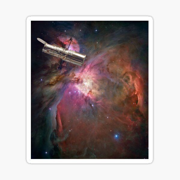 "Hubble Nebula" Sticker for Sale by KnowingHeart | Redbubble