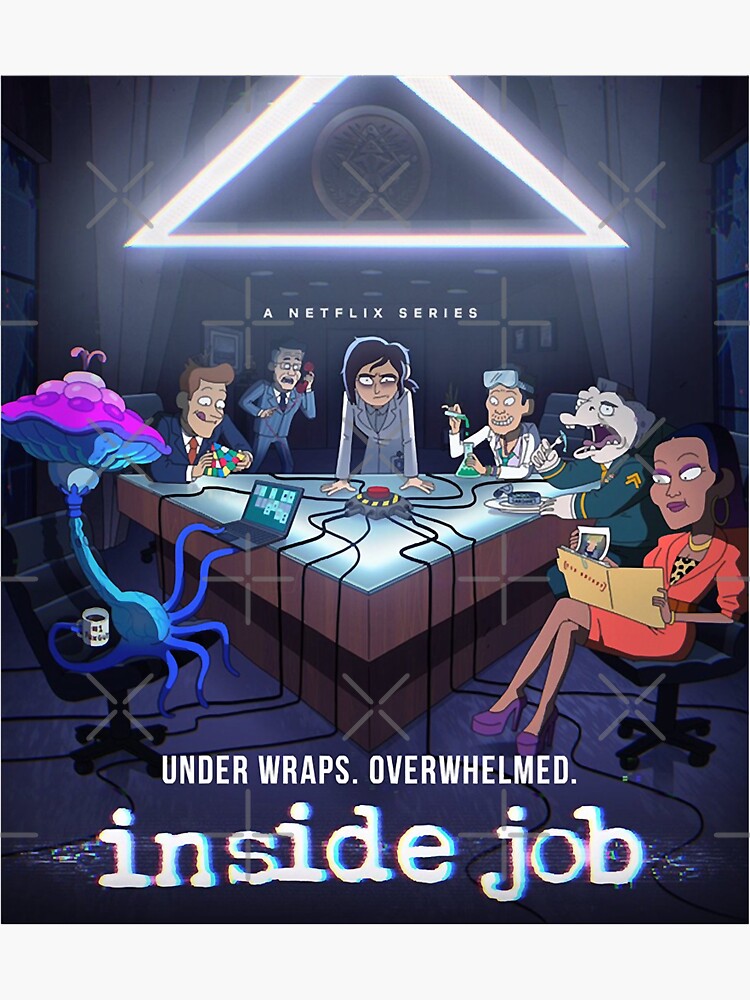 "Lover Gifts Inside Job Netflix 2021 - Cognito Inc Cool Gift" Sticker ...