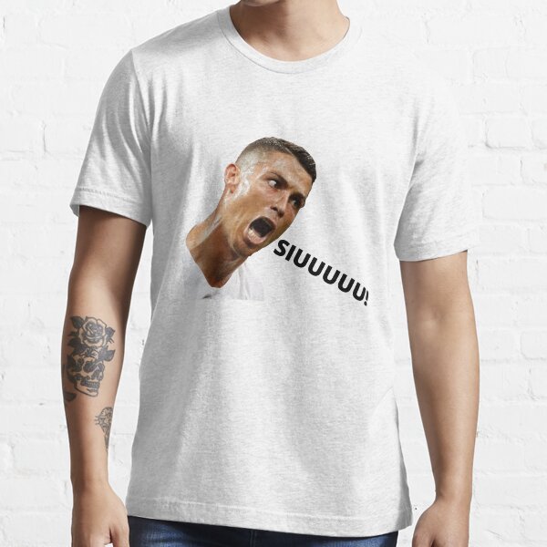 "cristiano ronaldo siuuu meme" T-shirt for Sale by freestylestore | Redbubble | siuuu t-shirts ...