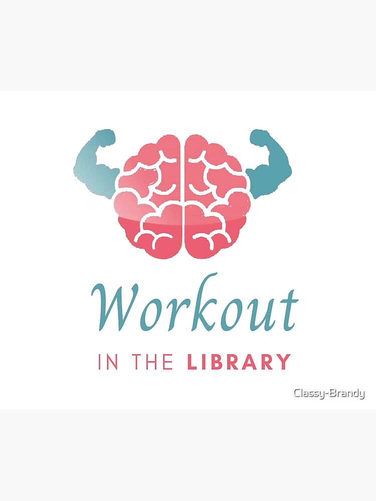 "Workout in the library" Poster for Sale by Classy-Brandy | Redbubble