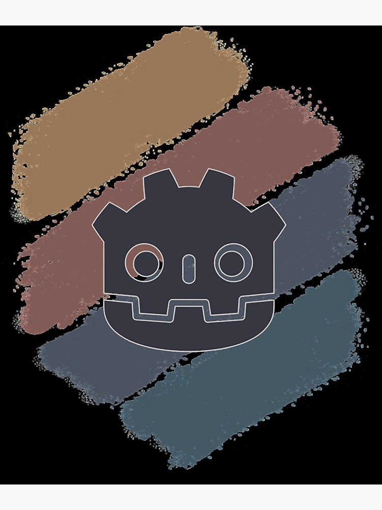 "Godot Game Engine - Rough Brush Classic " Poster for Sale by ...