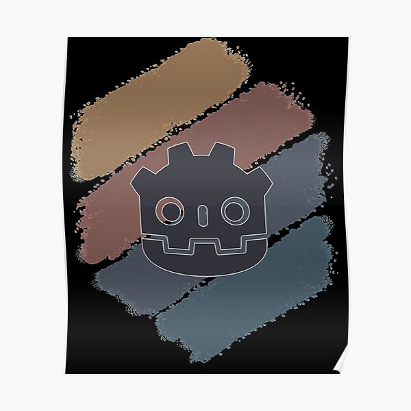 "Godot Game Engine - Rough Brush Classic " Poster for Sale by ...