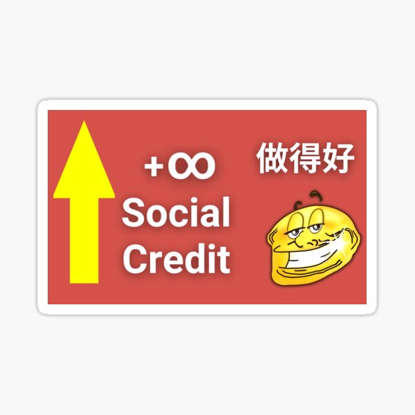 "+ Infinite Social Credit Meme - Plus Infinite + ∞ Chinese Social ...
