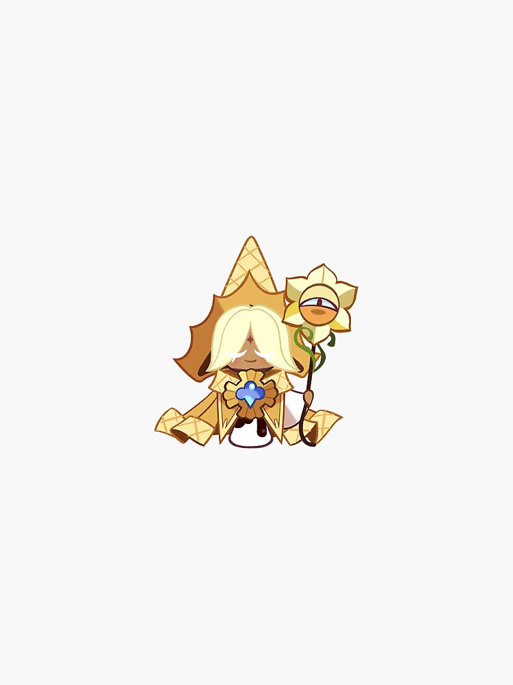 "pure vanilla ccookie cookie run kingdom" Sticker for Sale by ...