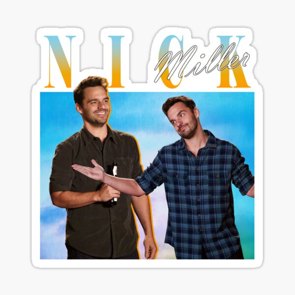 "NICK MILLER Homage Tee Classic" Sticker for Sale by BradleyRuthart ...