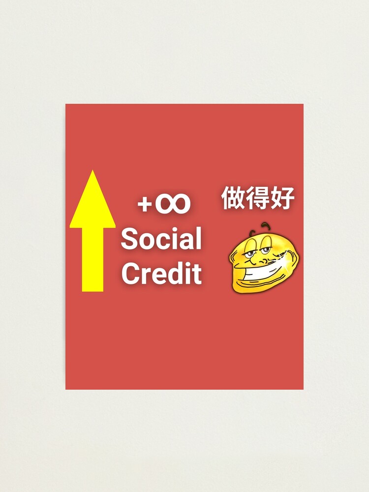 "Plus Infinite Social Credit Meme - Plus Infinite + ∞ Chinese Social ...